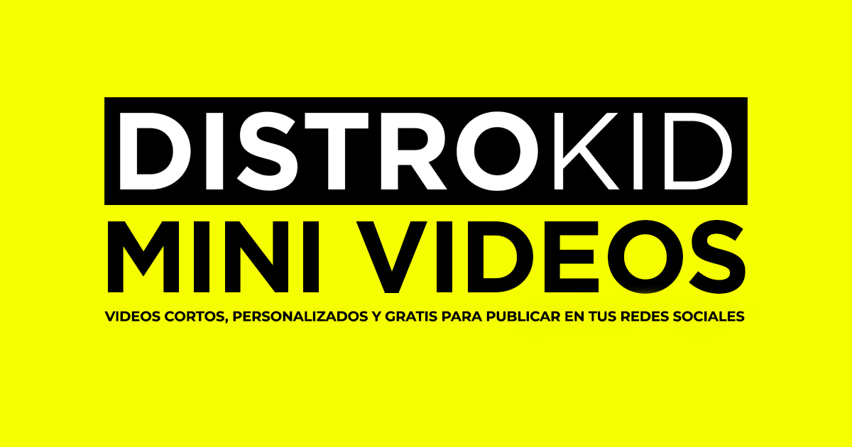 Mini videos para promocionar tus canciones | DistroKid