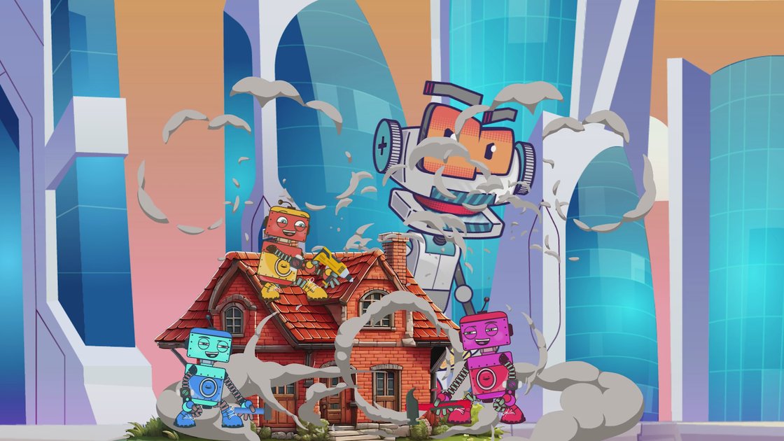 Three Little Robots & the Giant Robot! - DistroVid Gallery