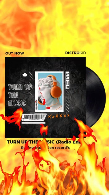 TURN UP THE MUSIC (Radio Edit) Mini Video - DistroKid Video
