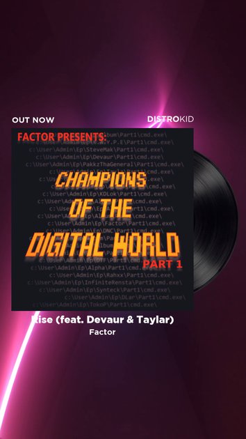 Rise (feat. Devaur & Taylar) Mini Video - DistroKid Video